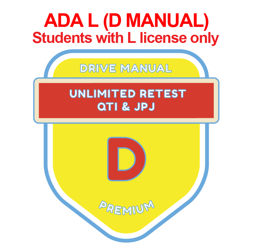 ADA L D MANUAL (PREMIUM) – Perfect Driving Academy
